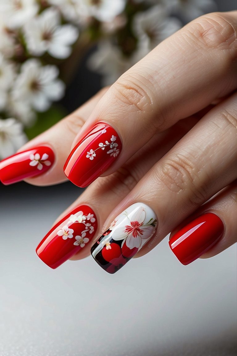 Classic Cherry Nails for Valentine's Day - Benjamin Franklin Press